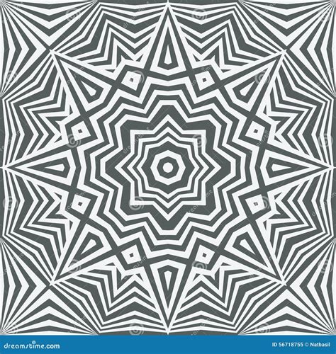 Monochrome Abstract Geometric Background Stock Vector Illustration Of