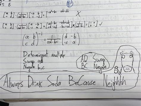 Inverse Of 2x2 Matrix Ruwaterloo