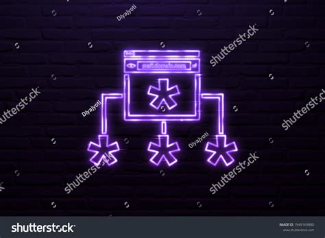 3d secure multiple subdomains icon wildcard stock illustration