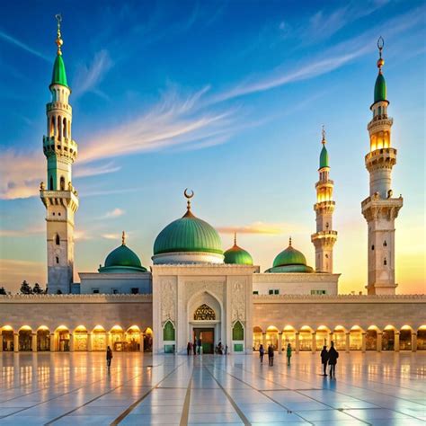 The Prophets Mosque Almasjid Annabawi In The Second After Mecca Most