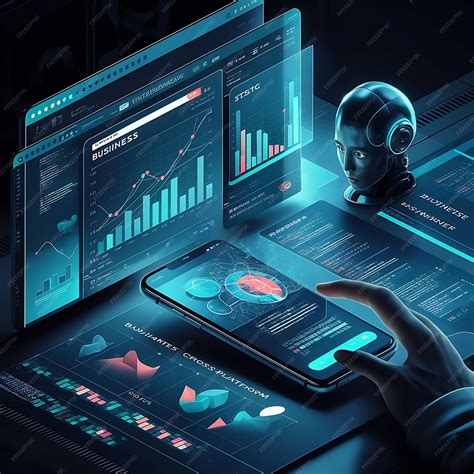 hightech data analysis with ai and interactive charts premium ai
