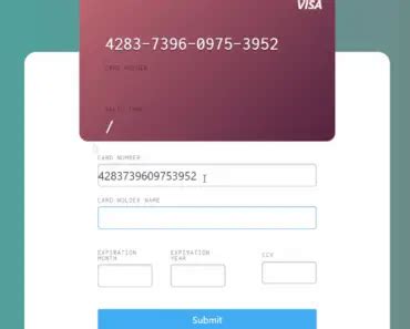 Angular Credit Card Components And Directives Angular Script