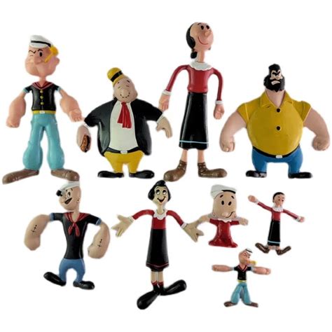 Figuras De Acci N De Los Marineros De Popeyes Mu Ecos De Alambre De