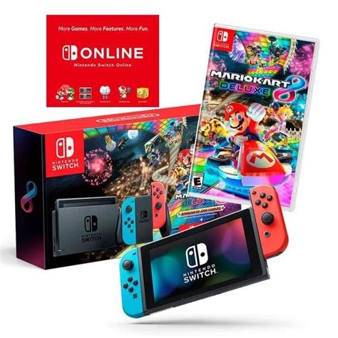 Console Nintendo Switch 32gb Mario Kart 8 Deluxe Edition Azul E