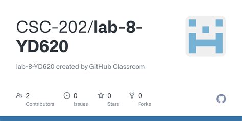 Github Csc 202lab 8 Yd620 Lab 8 Yd620 Created By Github Classroom