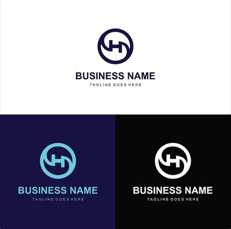 Vektor Kreative Buchstabe H Logo Design Vorlage Premium Vektor