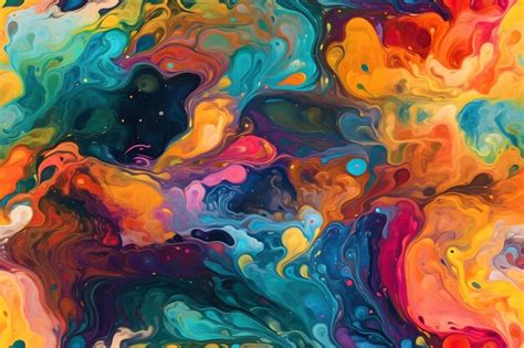 Premium Ai Image Seamless Artistic Background Of Colored Diffusing