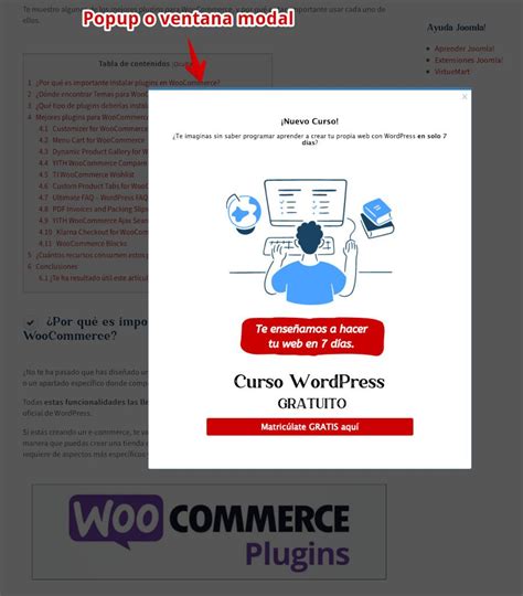 crear popup en wordpress mejores plugins
