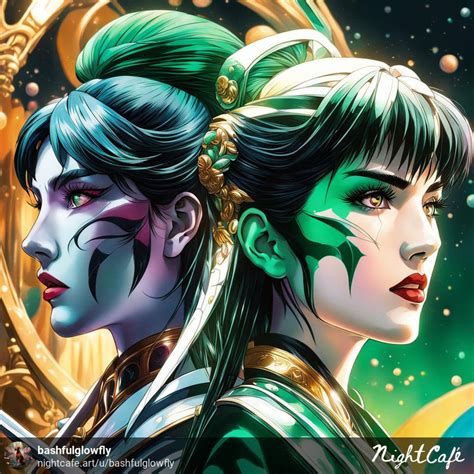 Sailor Pluto And Setsuna Meiou Mirror Image By Bashfulglowfly On
