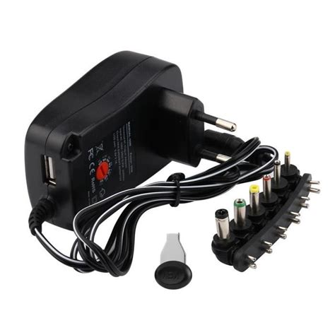 Adaptateur Secteur Universel AC DC W EU Adaptateur De Chargeur