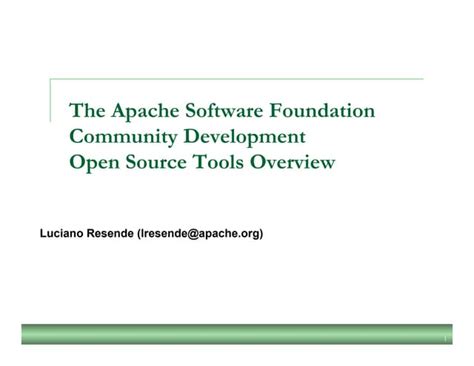 open source tools overview ppt