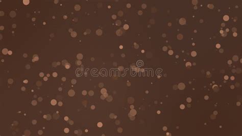 Beautiful Brown Simple Moving Particles Minimal Background Simple And Elegant Background Stock