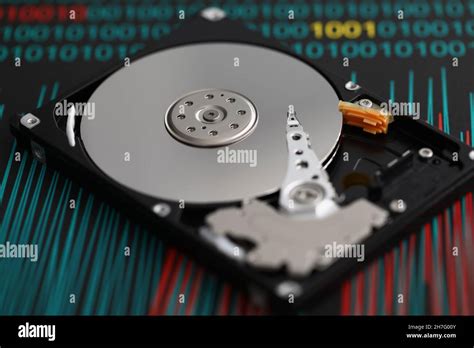 Disassembled Hard Drive From Computer Hdd And Reader Arm Stock Photo Alamy