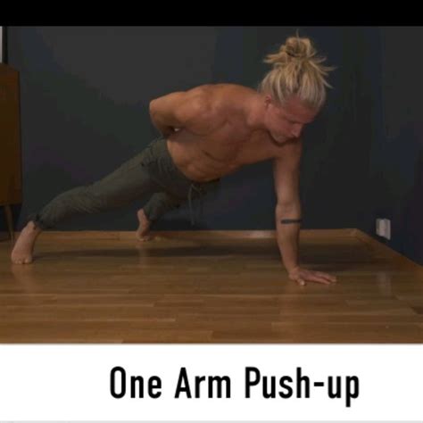 One Arm Push Up By Alex Exercise How To Skimble