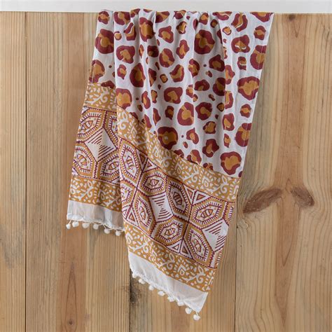 Handmade Printed Pure Cotton Stole For Women Dmaasa