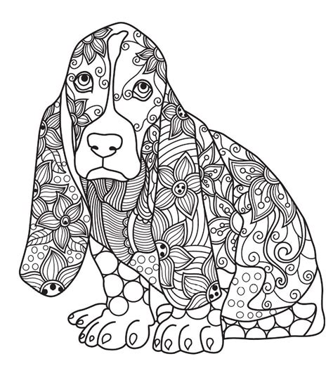 Mandala De Perro Divertido Para Colorear Imprimir E Dibujar Coloringlib