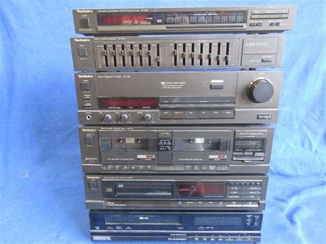 Technics Su V98 Amplifier St S98 Tuner Sh 8017 Equalizer Rs T19 Cassette Deck Sl P405c Cd