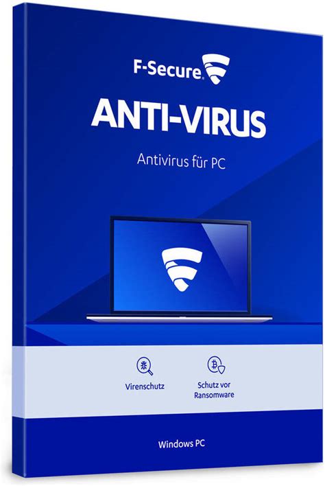 F Secure Anti Virus Automatic Updates Malware Removal Safe Usage 1 Device 3 Years Cox Fsa