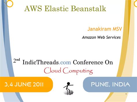 Amazon Elastic Beanstalk Cloud Computing Conference