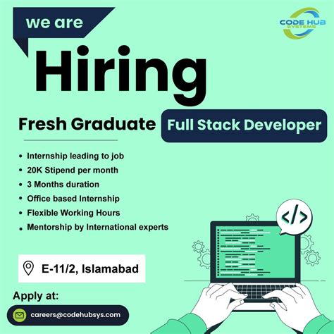code hub systems on linkedin hiring team cv freshgraduates