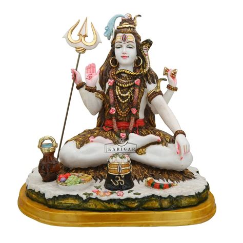 Buy Shiva Statue Murti 13 Inches Mahadev Idol Shankar Sculpture