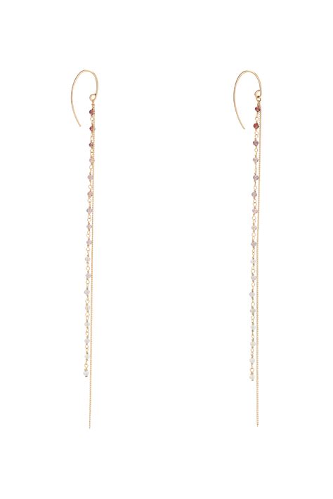 Candy Spinel Elongate Earrings