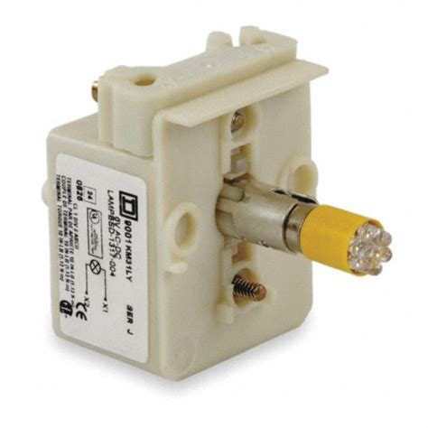 Schneider Electric Yellow Lamp Module With Bulb Lamp Type Led 24v Ac