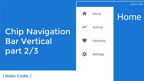 chip navigation bar vertical part 2 3 youtube