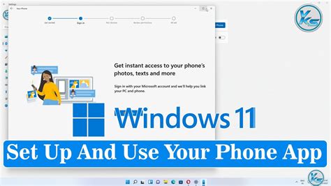 How To Set Up And Use Your Phone App On Windows 11 Youtube