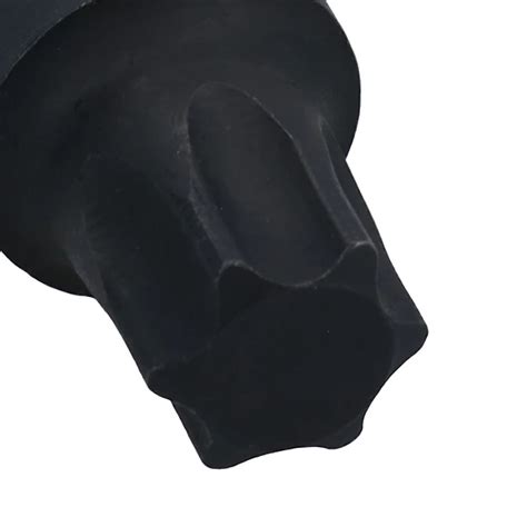T80 12in Drive Male Torx Star Impacted Impact Shallow Stubby Socket