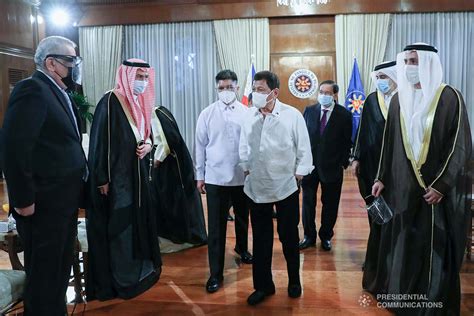 President Rodrigo Roa Duterte During The Joint Courtesy Call Of The