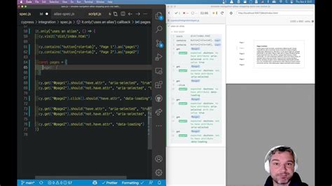 use cypress aliases created with cy as command to access the page