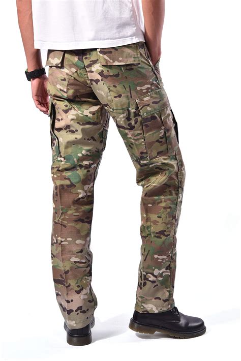 Backbone Mens Casual Street Fashion Camo Cargo Pants