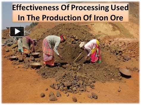 Ppt Regarding Iron Ore Handling Efficiency Powerpoint Presentation