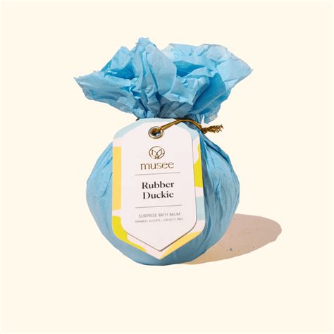 Musee Rubber Duckie Bath Balm Protocol