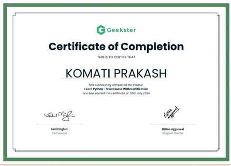 Prakash Komati On Linkedin Pythoncertification