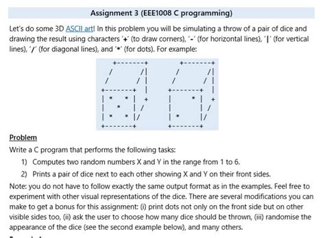 Solved Assignment Eee C Programming Let S Do Some D Chegg