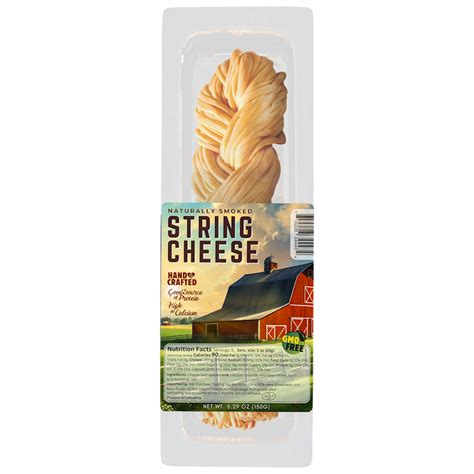 Smoked String Cheese 150g Lithuania Slava Foods