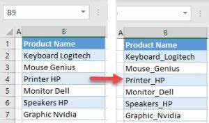How To Add Underscore Between Words In Excel Earn And Excel