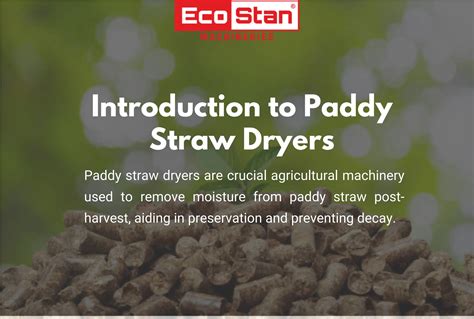 Types Of Paddy Straw Dryers A Comparative Analysis Ecostan Pdf