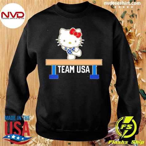 Hello Kitty Team Usa Gymnastics Olympic Shirt Nvdteeshirt