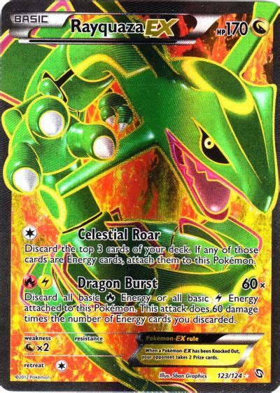 Serebii net Pokémon Card Database Dragons Exalted 123 Rayquaza EX