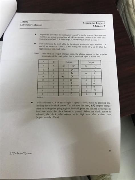 sequential logic 1 chapter 3 d3000 laboratory manual