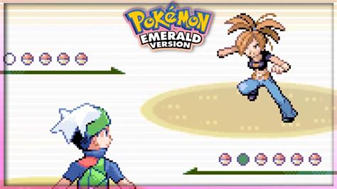 Pok Mon Emerald Gym Leader Flannery Battle Youtube