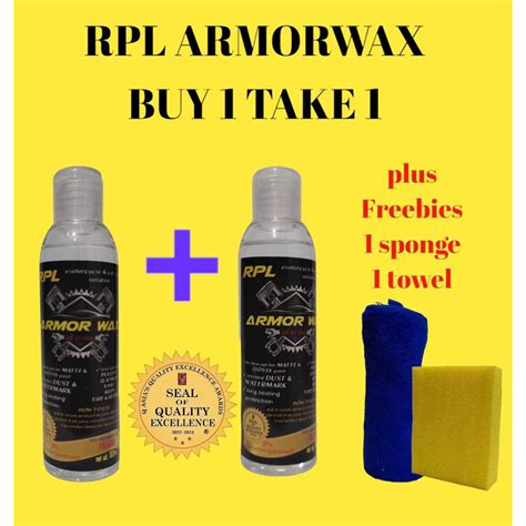 Rpl Armor Wax Buy Take Ml Shopee Philippines