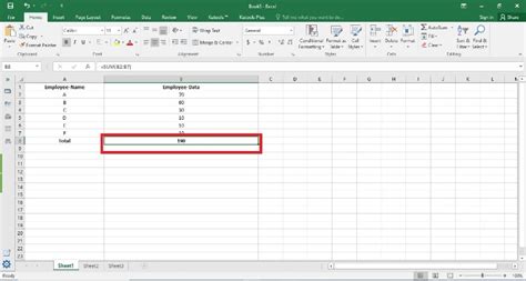 Excel 如何引用多个工作表中的相同单元格极客笔记