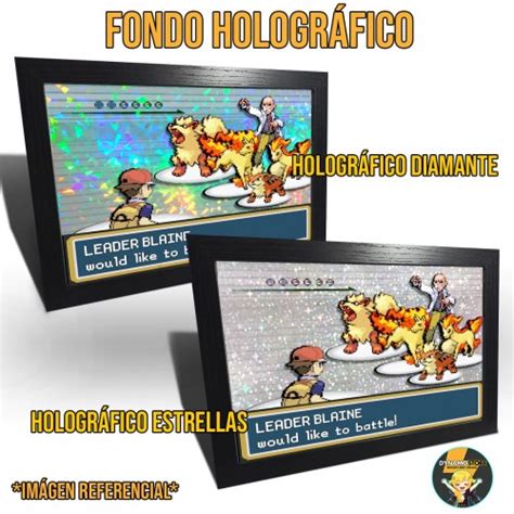 Pokemon Fire Red Green Leaf Gym Leader Blaine Cuadro 3d