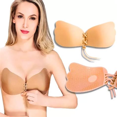 Sutiã Adesivo Silicone Invisivel Levanta Seio Ajustável Up MercadoLivre