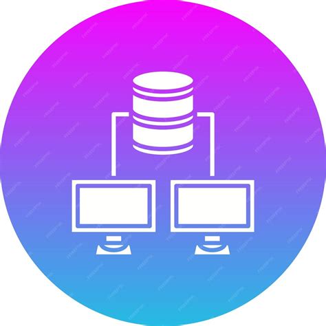 premium vector share database icon