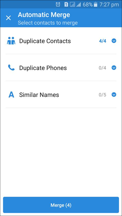 How To Merge Remove Duplicate Contacts In Android